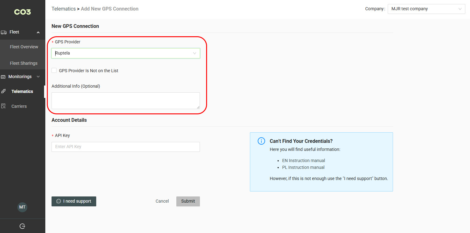 Carrier Onboarding Guide | CO3